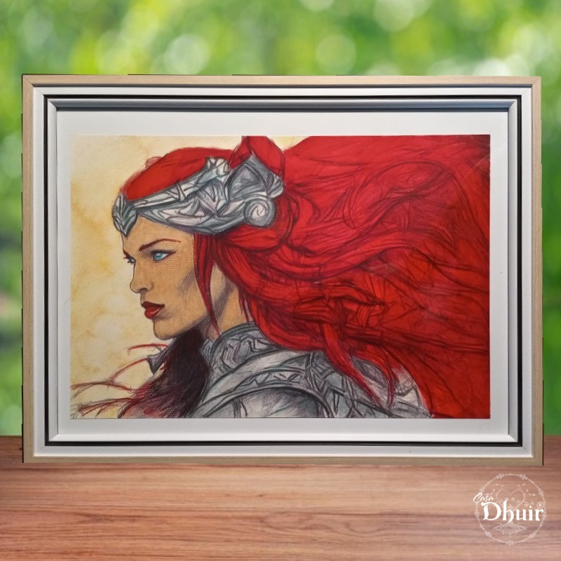 Ilustración la Diosa Freya III